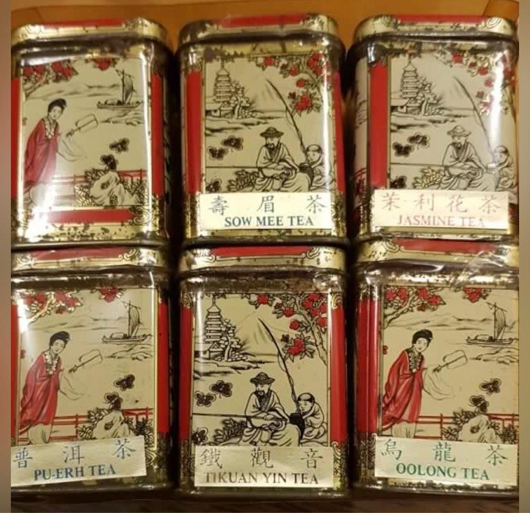 Vintage Chinese Tea Gift pack of 6 tins, Hobbies & Toys, Memorabilia ...
