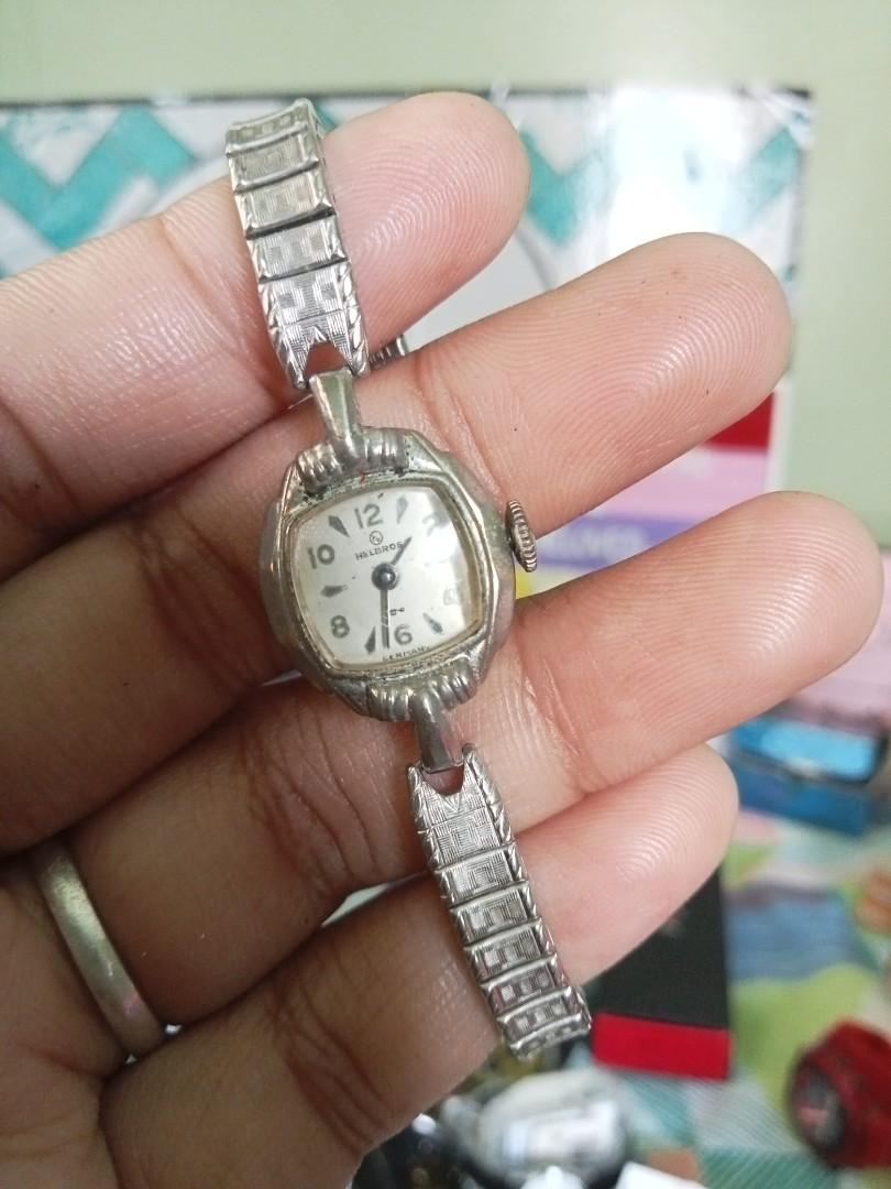 VINTAGE HELBROS GERMANY 10k R GO P BEZEL S.S, Women's Fashion, Watches ...