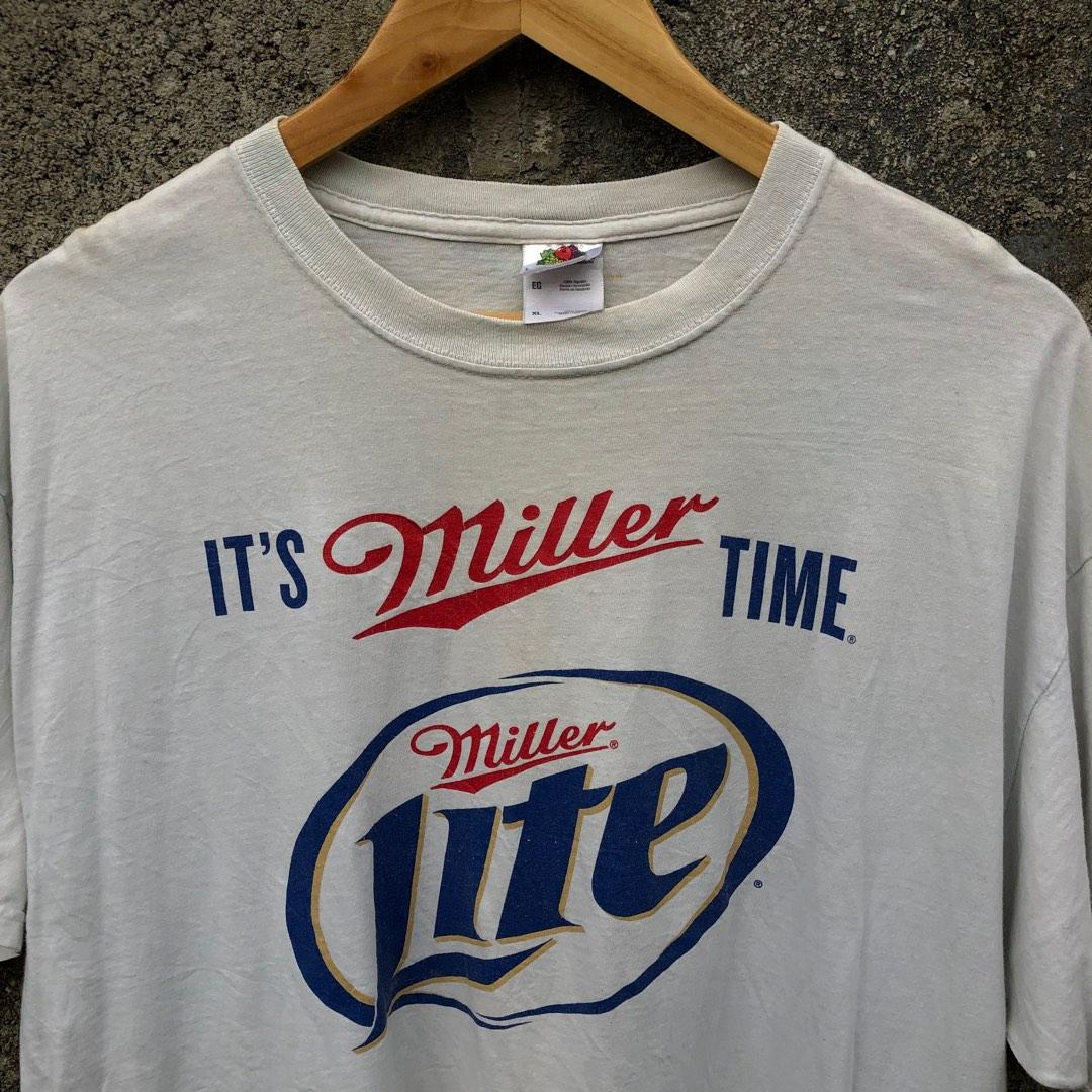 Vintage Miller Lite, Men's Fashion, Tops & Sets, Tshirts & Polo Shirts ...