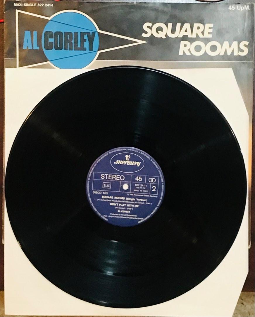 Vinyl Record - Al Corley - Square Room 12” Single, Hobbies & Toys ...