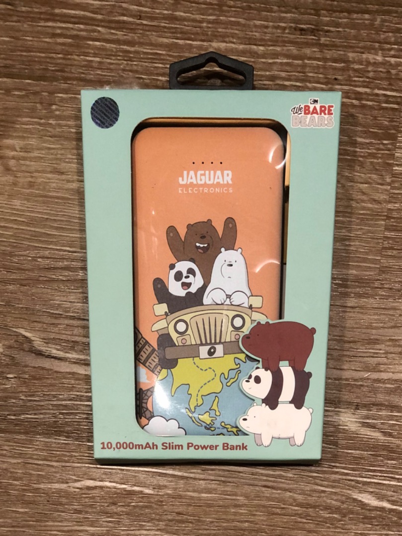 We Bare Bears 10000mAh Slim Power Bank, Mobile Phones & Gadgets, Mobile ...