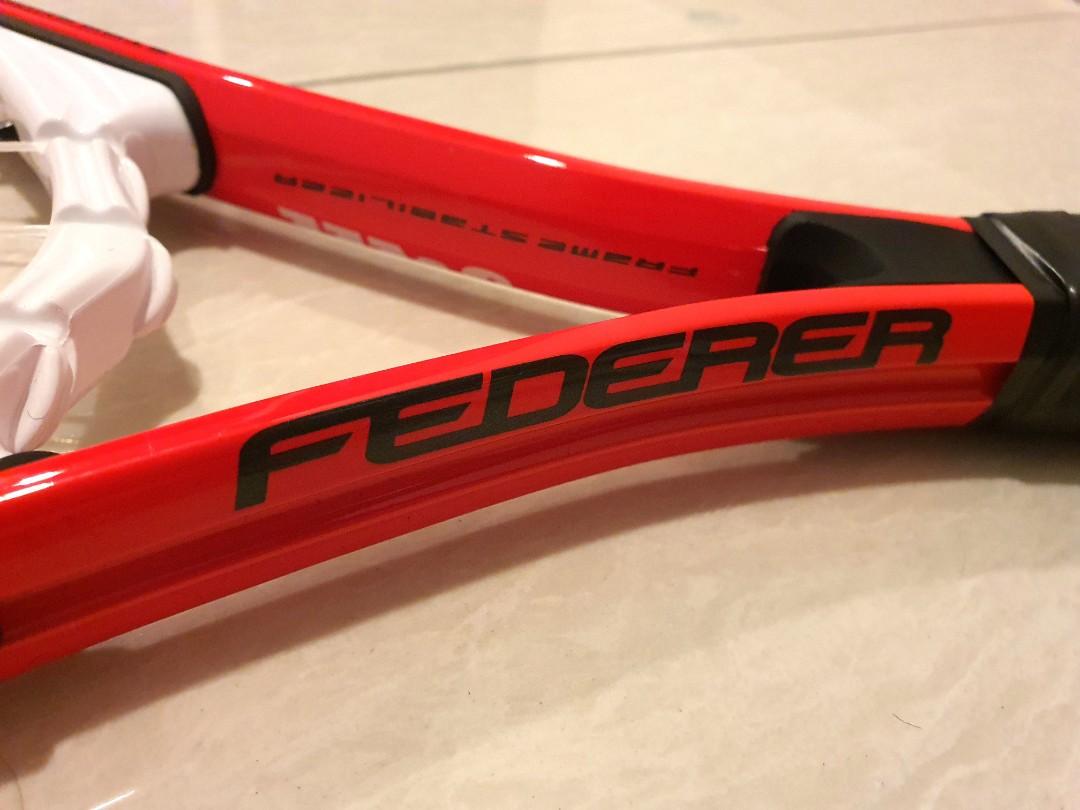 WILSON Federer Tennis Racquet (309g) 4 3/8", Sports Equipment, Sports ...