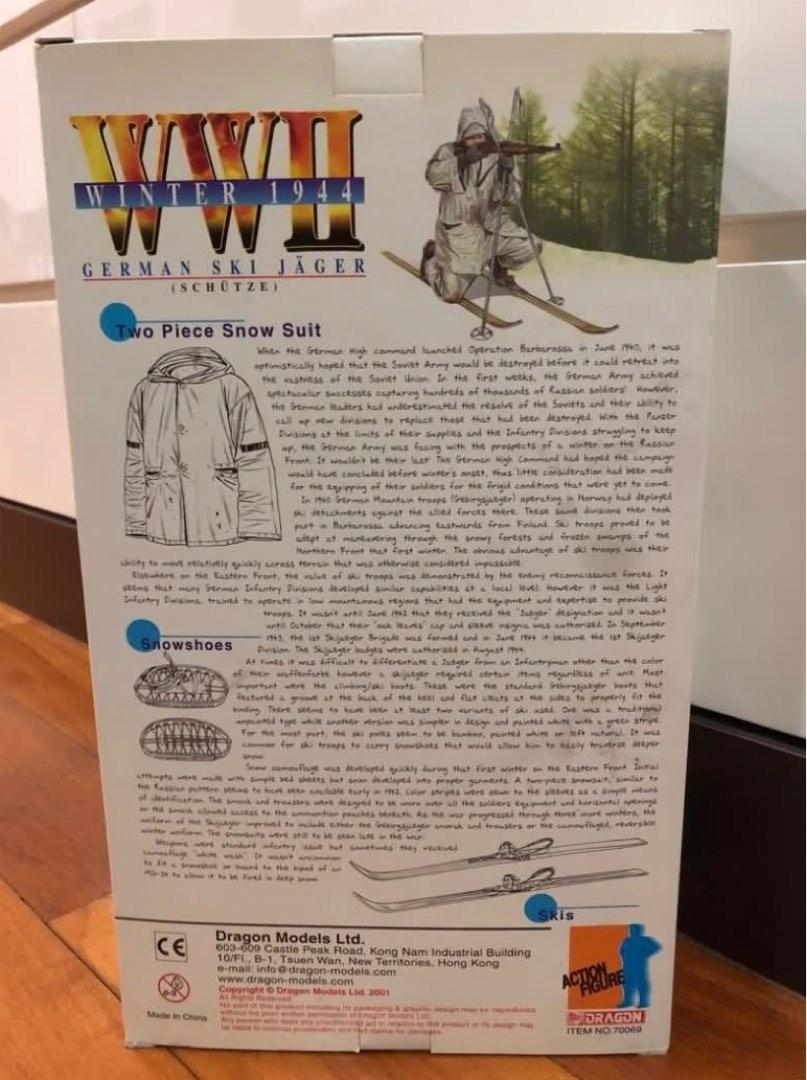 WWII Winter 1944 German Ski Jager Schutze Christian Dragon Action ...