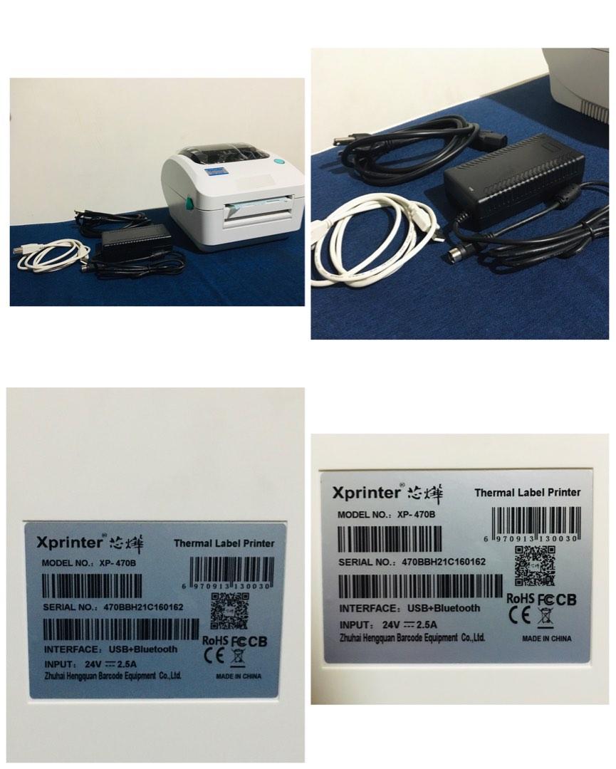 XPrinter XP-470b Thermal Waybill Printer, Computers & Tech, Printers ...