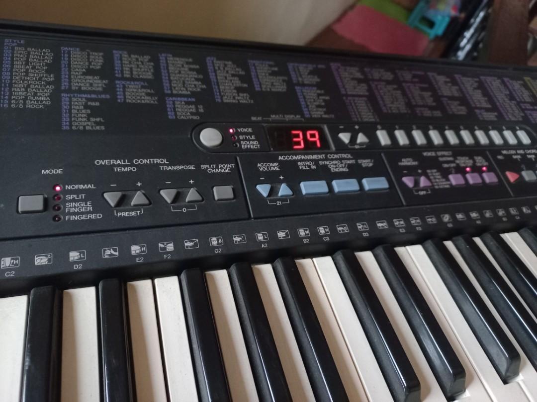 Yamaha PSR-310 Touch Response 61-Key Piano Keyboard, Hobbies & Toys ...