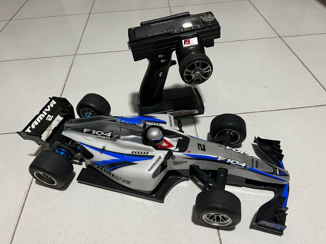 R/C 1:10 1/10 Tamiya F104 pro II with upgrades McLaren MP4/5 aryton ...