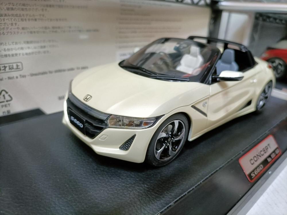 1:18 1/18 Hobby Japan Honda S660 White display model car, Hobbies ...