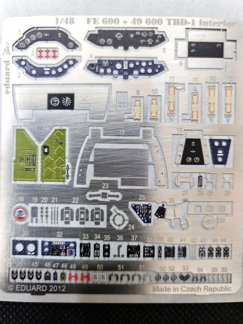 1/48 #L4807 GWH USN Torpedo Bomber Douglas TBD-1 Devastator VT-8 ...