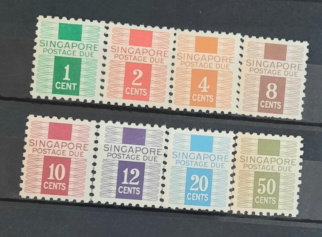 1968 Singapore First Postage Dues set UM, Hobbies & Toys, Memorabilia ...