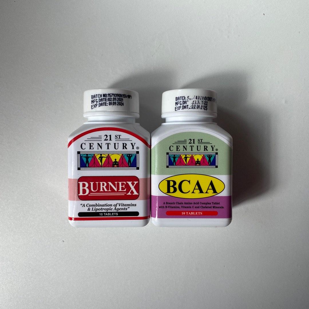 21st century burnex + bcaa (10 tablet each bottle), Health & Nutrition ...