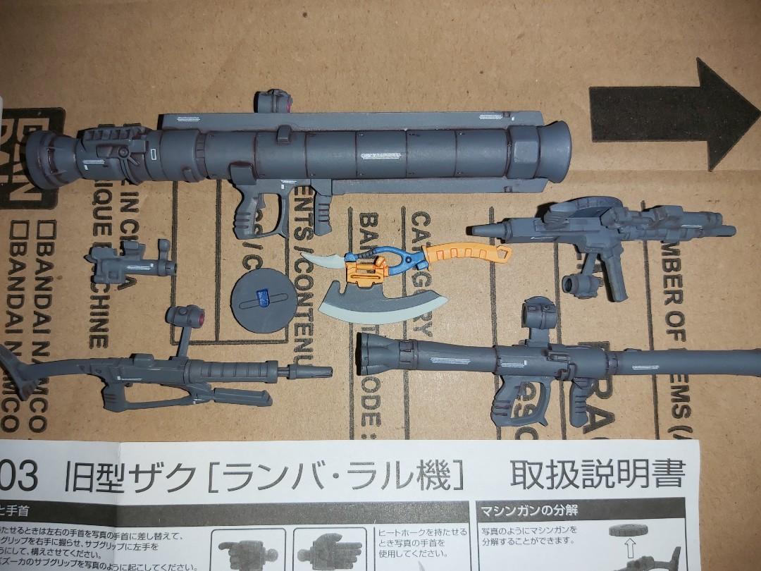 無盒齊件 日版絕版超罕有極稀少品 Bandai Gundam Fix Figuration GFF ZEONOGRAPHY 自護 Zeon 量產型 #3003 3003 MS-05B MS ...