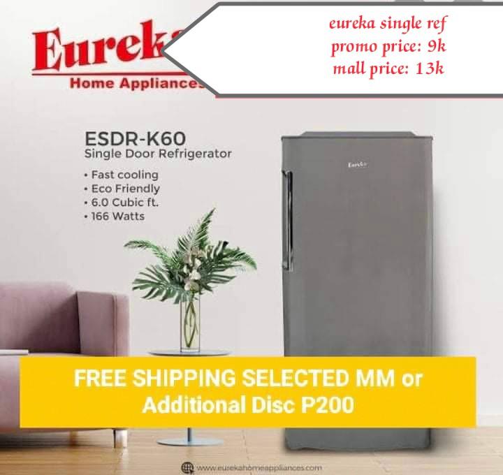 6 cubic eureka single ref, TV & Home Appliances, Kitchen Appliances ...