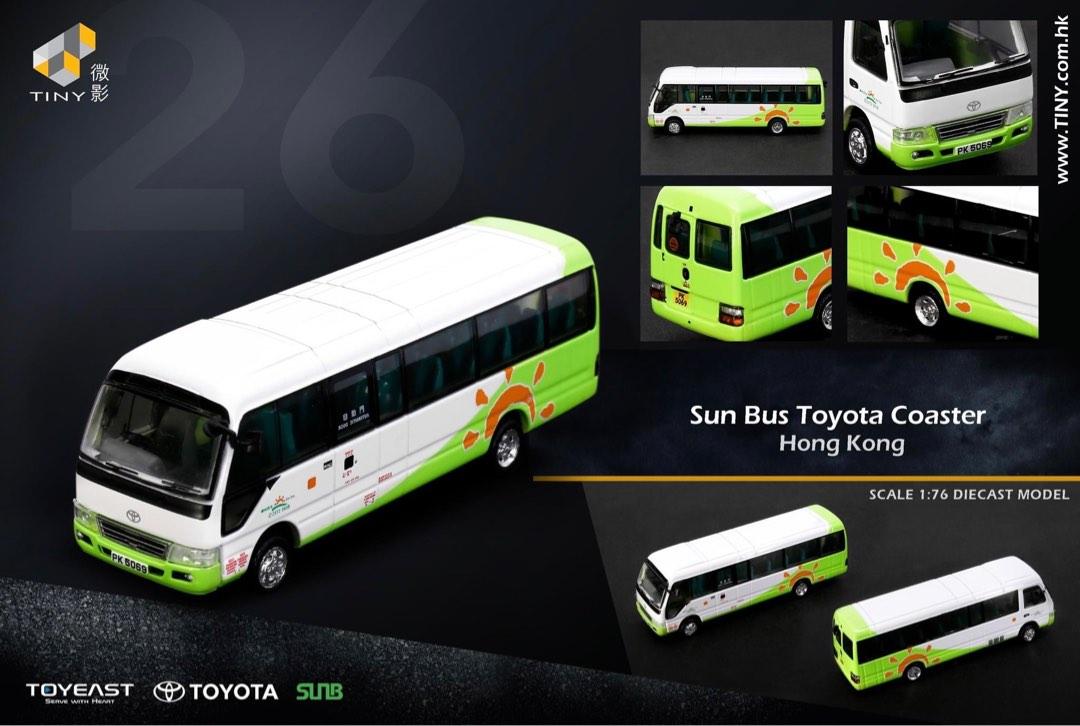 全新 未開封 Tiny 微影 No. KMB 26 合金 車仔 Scale 1:76 1/76 比例 豐田 Toyota Coaster ...