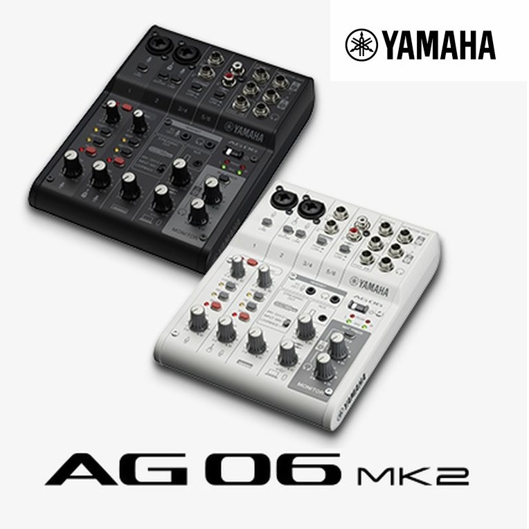 旺角實體門市 全新 Yamaha 網路直播混音器 AG06 MKII 香港行貨 原廠1年保養, 音響器材, 其他音響配件及設備 - Carousell