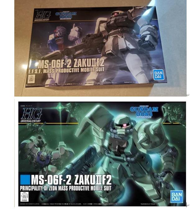 [全新] HGUC universalcentry HG 1/144 高達 模型 bandai HG GUNDAM 0083 MS-06-F2 ZAKU II F2 渣古II F2 渣古 ...