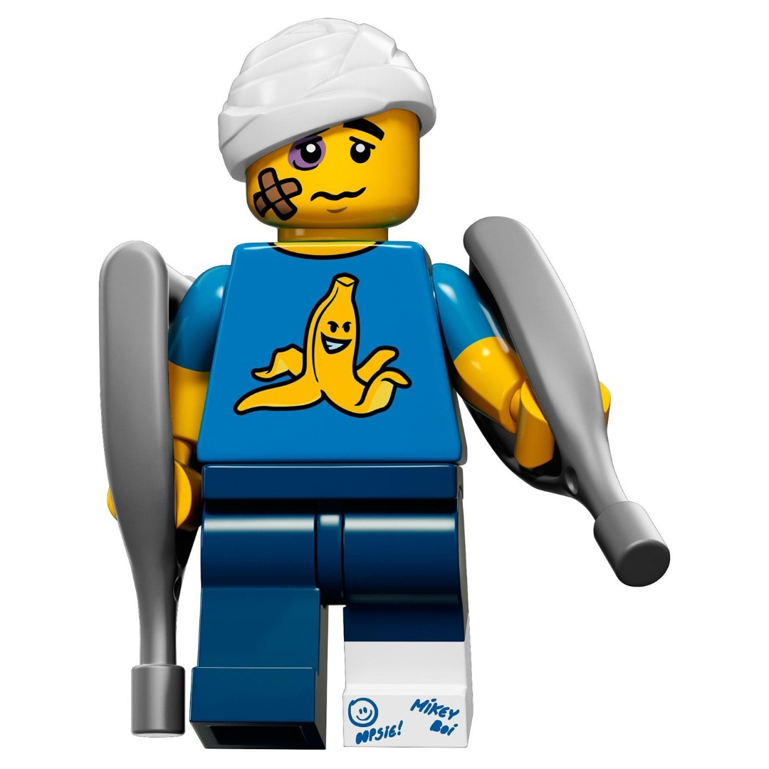 全新 Lego 71011 Minifigures Series 15 Clumsy Guy 笨拙男 No.4 共1件 (不連原裝袋) (齊件 ...