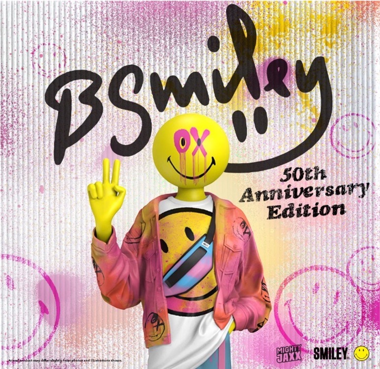 [預訂] Mighty Jaxx [12"] B. SMILEY (50週年), 預購 - Carousell