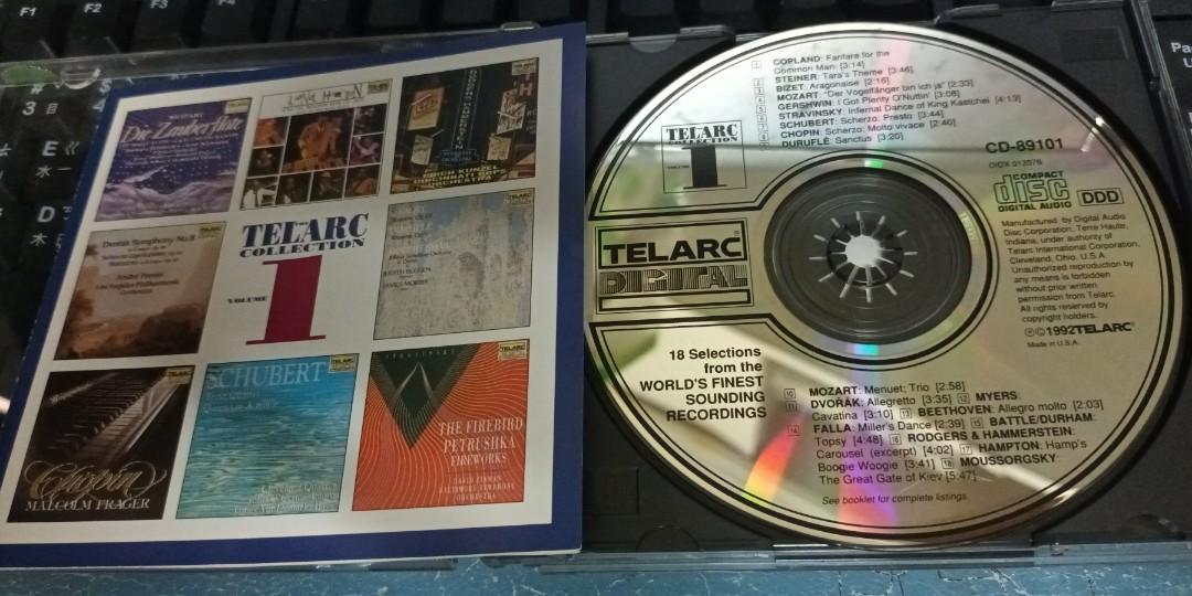 美版 TELARC 試音天碟 THE TELARC COLLECTION VOLUME 1 CD, 興趣及遊戲, 音樂樂器 & 配件, 音樂與 ...