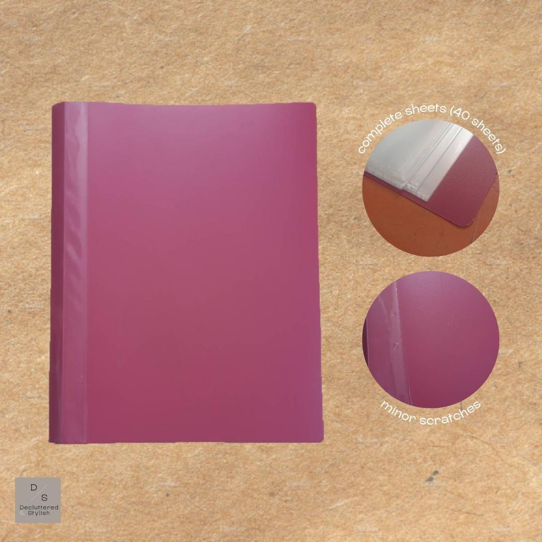 A3 Red Clearbook, Hobbies & Toys, Stationary & Craft, Stationery ...