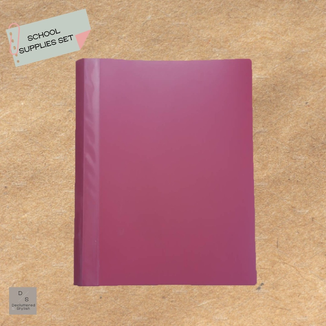 A3 Red Clearbook, Hobbies & Toys, Stationary & Craft, Stationery ...