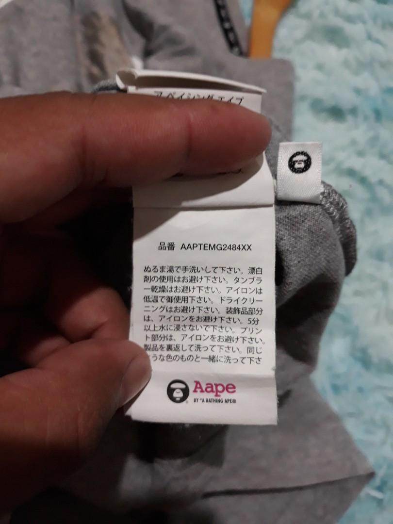 Aape Original, Men's Fashion, Tops & Sets, Tshirts & Polo Shirts on Carousell