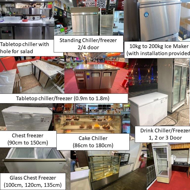affordable for event and exhibition Pasar Malam rental tabletop chiller freezer drink chiller ...