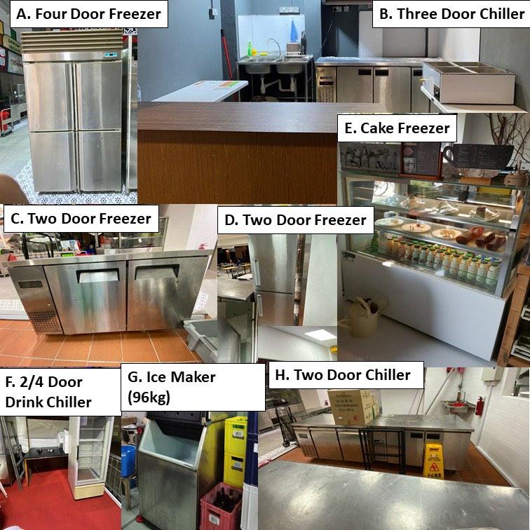 affordable for event and exhibition Pasar Malam rental tabletop chiller freezer drink chiller ...