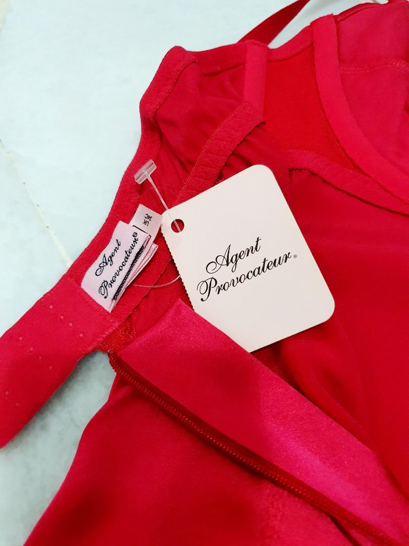 Agent Provocateur Red Basque, Women's Fashion, New Undergarments ...