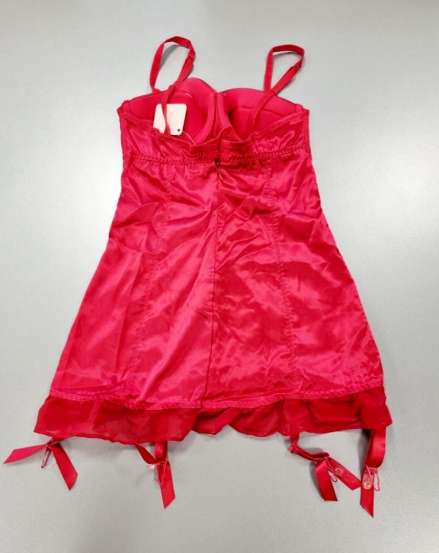 Agent Provocateur Red Basque, Women's Fashion, New Undergarments ...