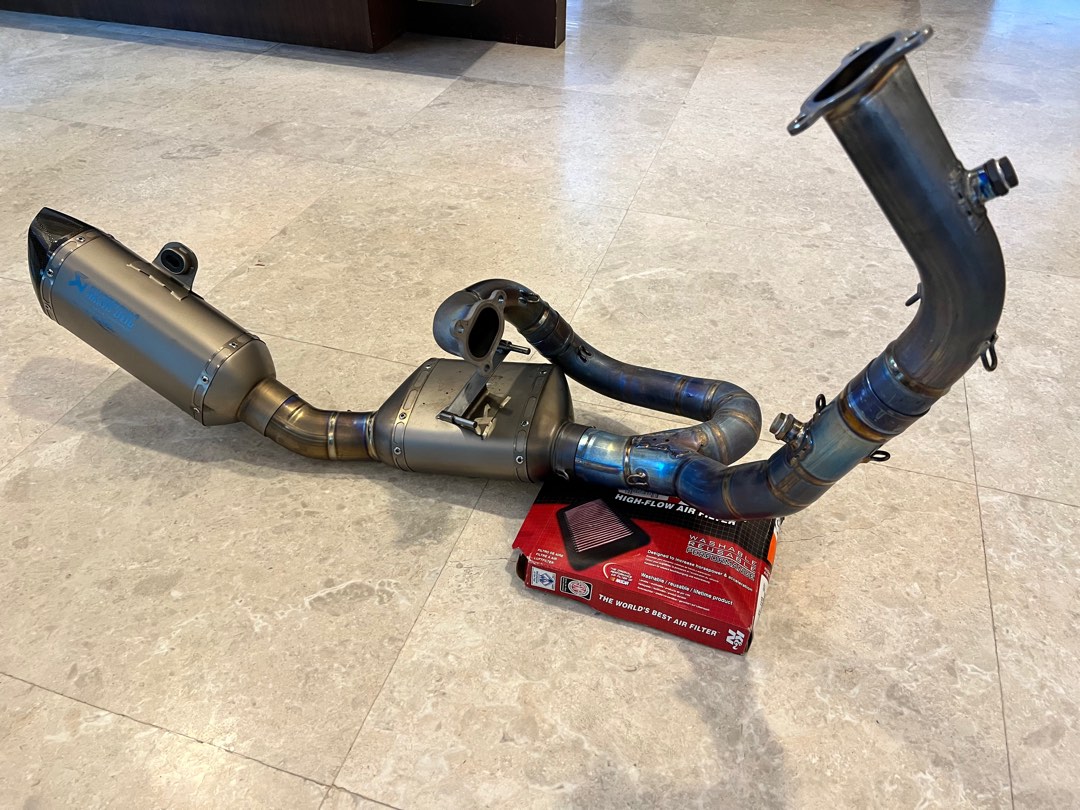 Akrapovic Evolution Full Ti System for KTM 1290 SDR, Motorcycles, Motorcycle Accessories on ...