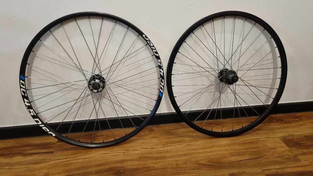 Alex rims dc 4.5 wheelset, Sports Equipment, Bicycles & Parts, Parts ...