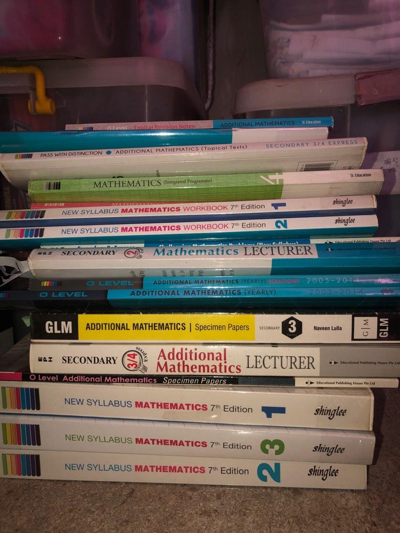 ALL MUST GO: SECONDARY SCHOOL MATH TEXTBOOKS, Hobbies & Toys, Books ...