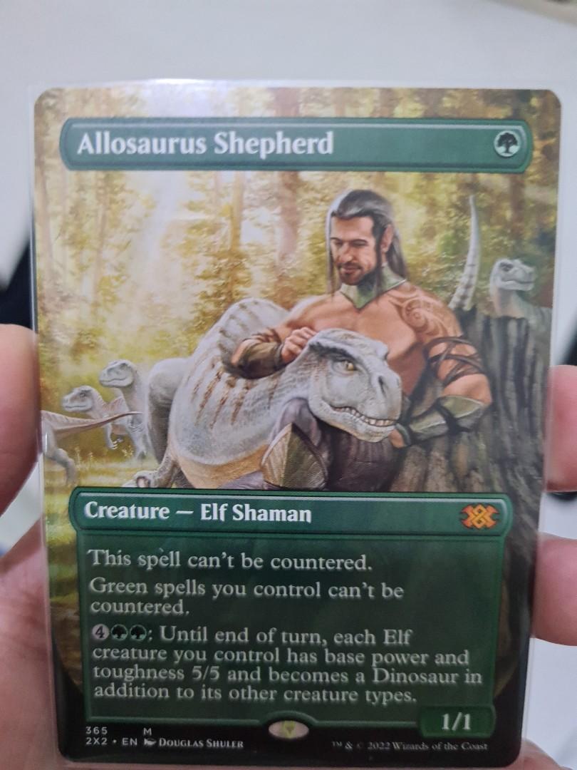 Allosaurus shepherd borderless Double Masters 2022, Hobbies & Toys, Toys & Games on Carousell