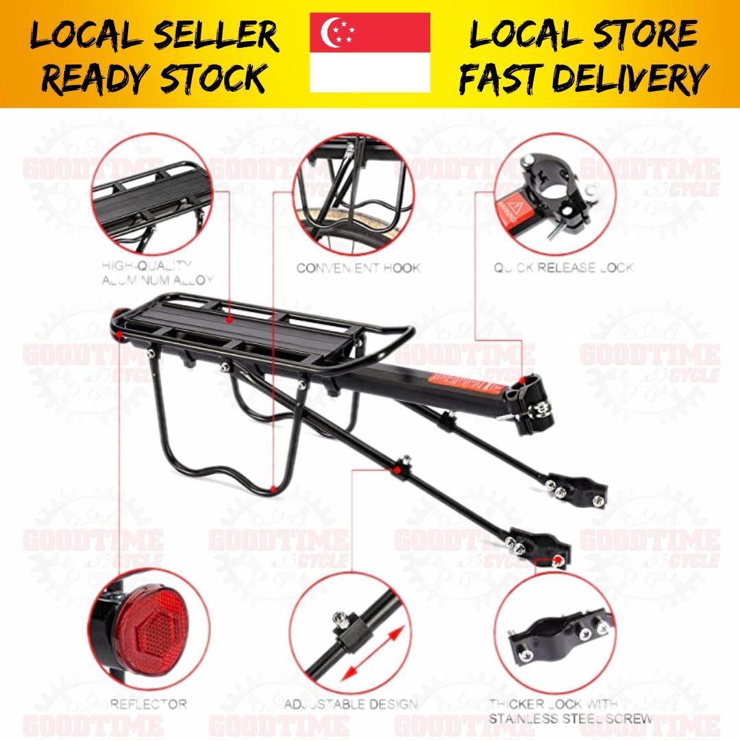Alloy Adjustable Rear Rack Quick Release Bike Bicycle Carrier Seat ...