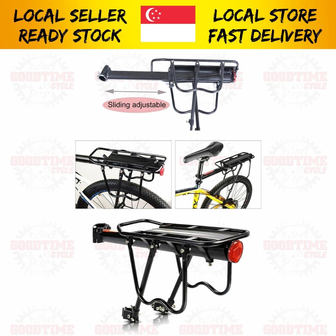 Alloy Adjustable Rear Rack Quick Release Bike Bicycle Carrier Seat ...