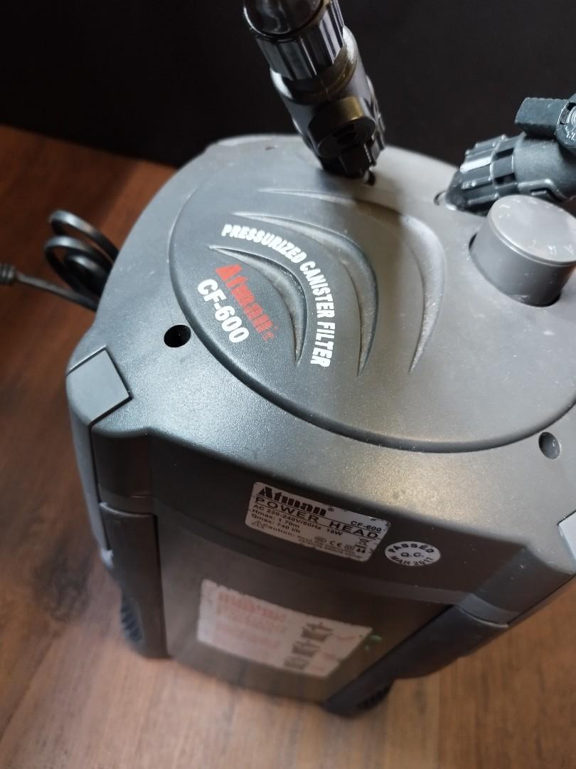 ATMAN CF-600 Canister Filter, Pet Supplies, Homes & Other Pet ...