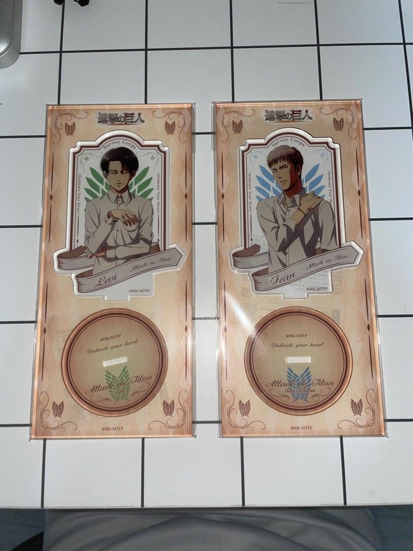 Attack on Titan - Levi / Jean memorial official standees, Hobbies ...