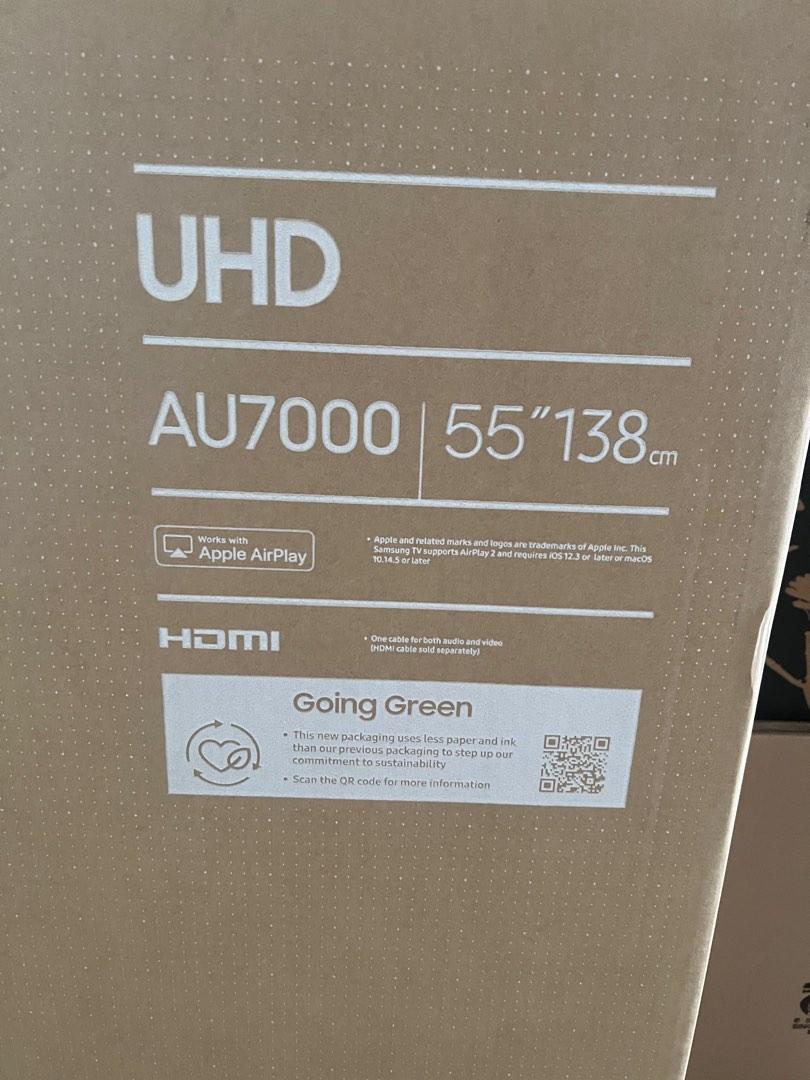 Au7000 Samsung - 4K HD smart TV for sale, TV & Home Appliances, TV & Entertainment, TV on Carousell