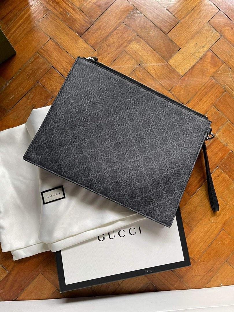AUTHENTIC GUCCI POUCH WITH BOX AND DUST BAG, Luxury, Bags & Wallets on ...