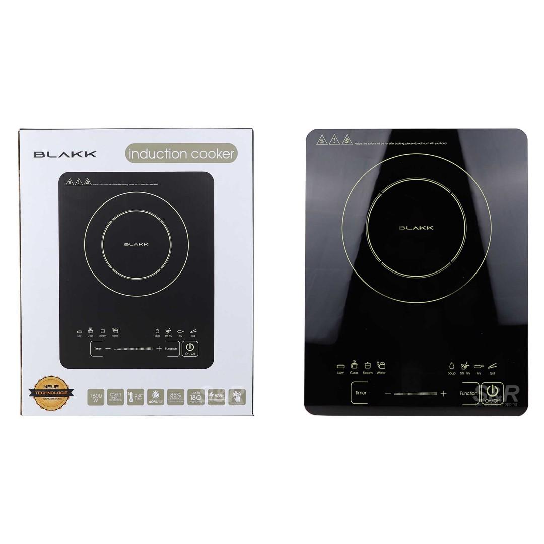 Blakk Induction Cooker with free casserole, Furniture & Home Living ...