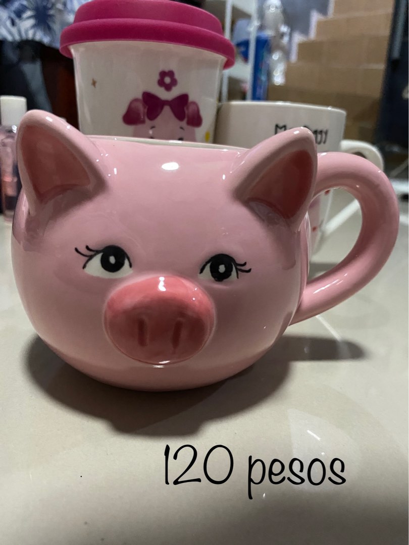 Blue Magic Pig cute in pink, Furniture & Home Living, Kitchenware ...