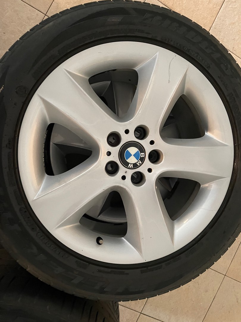 bmw 19" stock rims/mags with tires for sale, Car Parts & Accessories ...