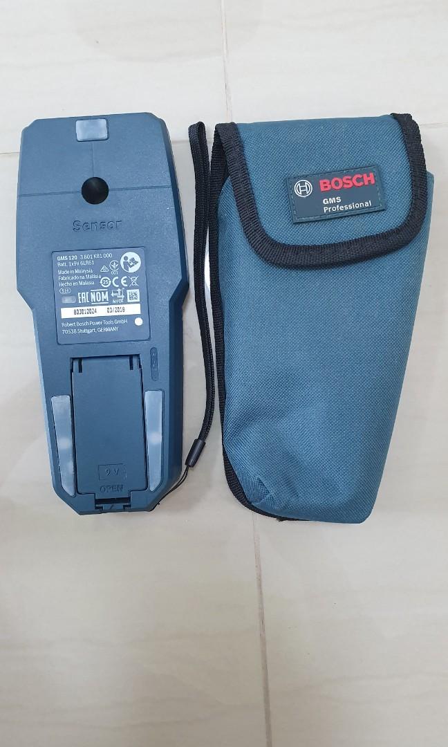 BOSCH GMS 120 PROFESSIONAL WALL DETECTOR, Furniture & Home Living, Home ...