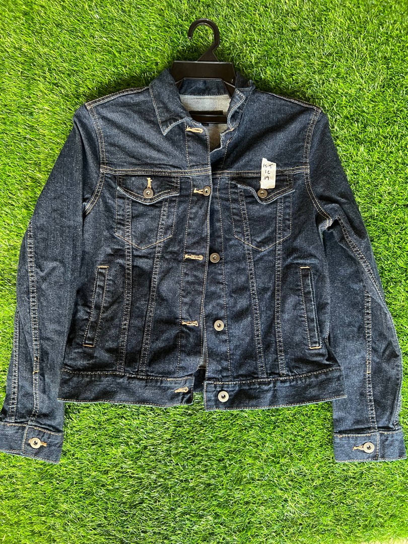 Branded Jacket denim tag Uniqlo, Women's Fashion, Coats, Jackets and ...