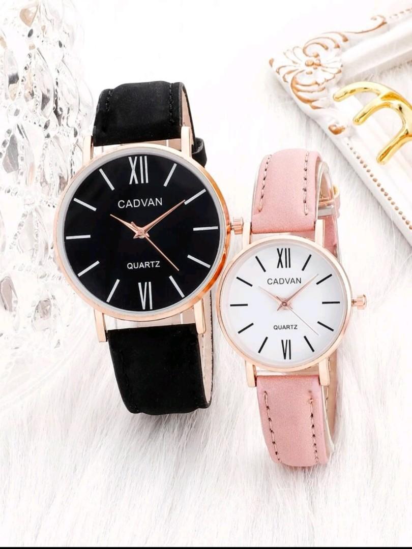 Cadvan 2PCS Minimalist Couple Quartz Watch, Women's Fashion, Watches ...
