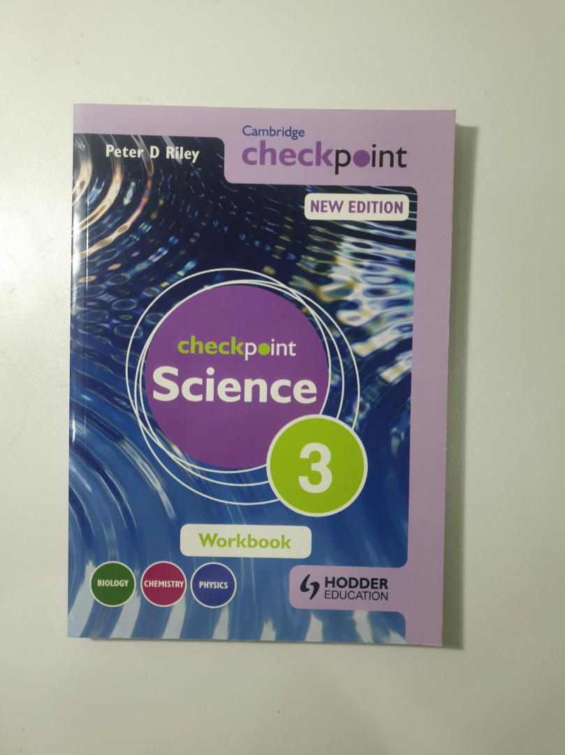 Cambridge Checkpoint Science Workbook 1,2 and 3 (Hodder Education ...