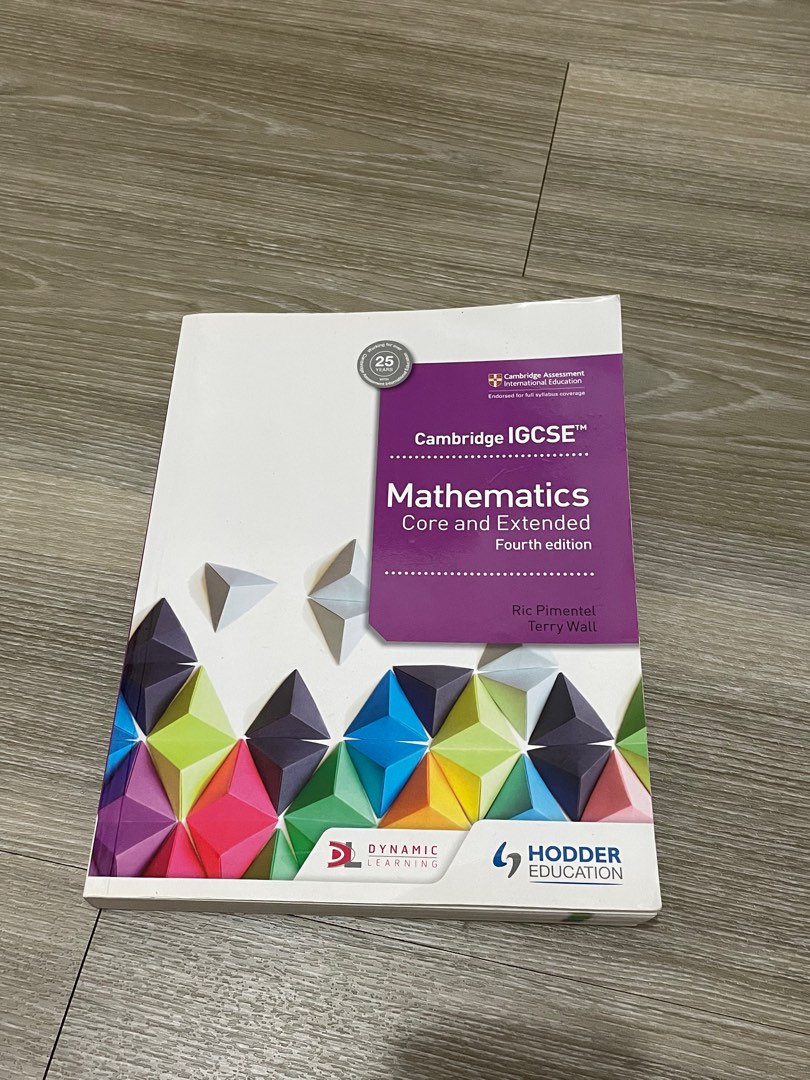 cambridge igcse math core and extended, 興趣及遊戲, 書本 & 文具, 教科書 - Carousell