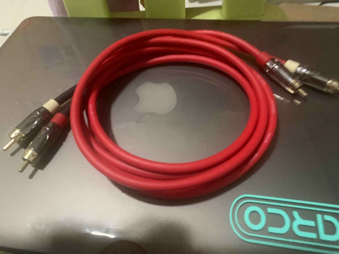 Canare rca interconnect cable, Audio, Other Audio Equipment on Carousell
