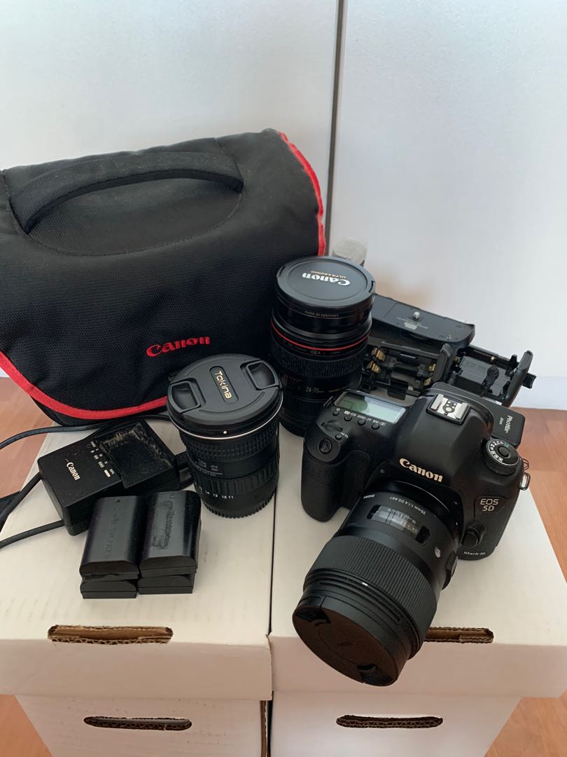 Canon 5D Mark 3 | WHOLE SETUP | CANON, Photography, Cameras on Carousell