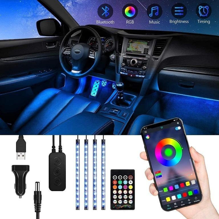 Car LED Interior Lights, TASMOR Interior Car Lights, Waterproof with ...